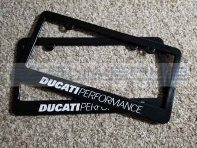Ducati Performance License Plate Frame for Cars / Trucks - Pair | eBay