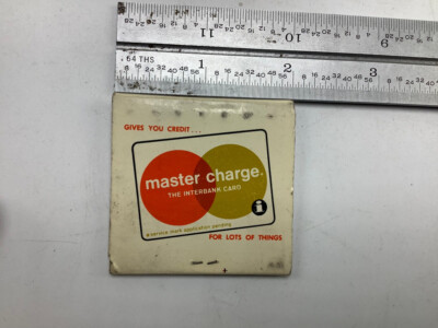 original vintage; unused matches: MASTER CHARGE bank of rochester nh | eBay
