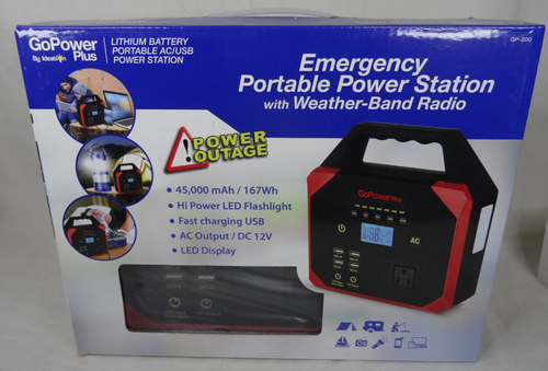 Go Power Plus GP200 Portable Power Station for sale online | eBay