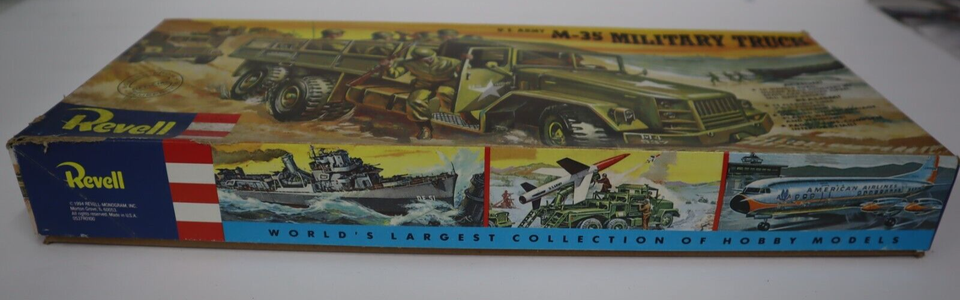 REVELL US ARMY M35 MILITARY TRUCK MODEL KIT BOXED NEW H537:129 1:40 SEE ...
