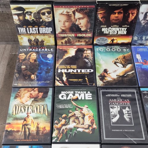 Lot of 20 DVDs - Freeman, Damon, Jackmon, Washington, Jones, Brolin ...