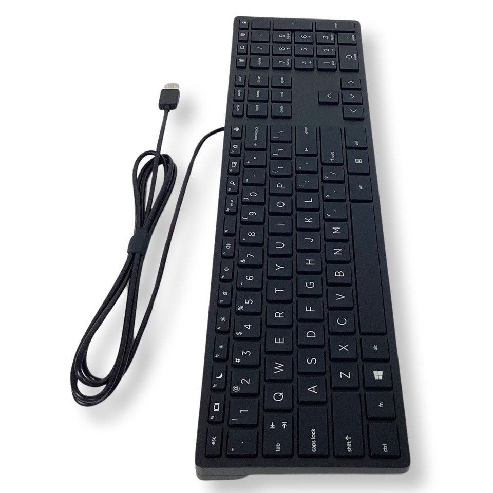 HP Smart Buy Wired 320K Slim Keyboard Black 108 Keys USB-A HSA-C001K ...