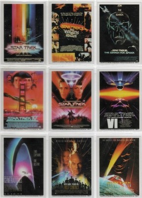 Quotable Star Trek Movies 2010: Movie Posters 10 Card Acetate Chase Set ...