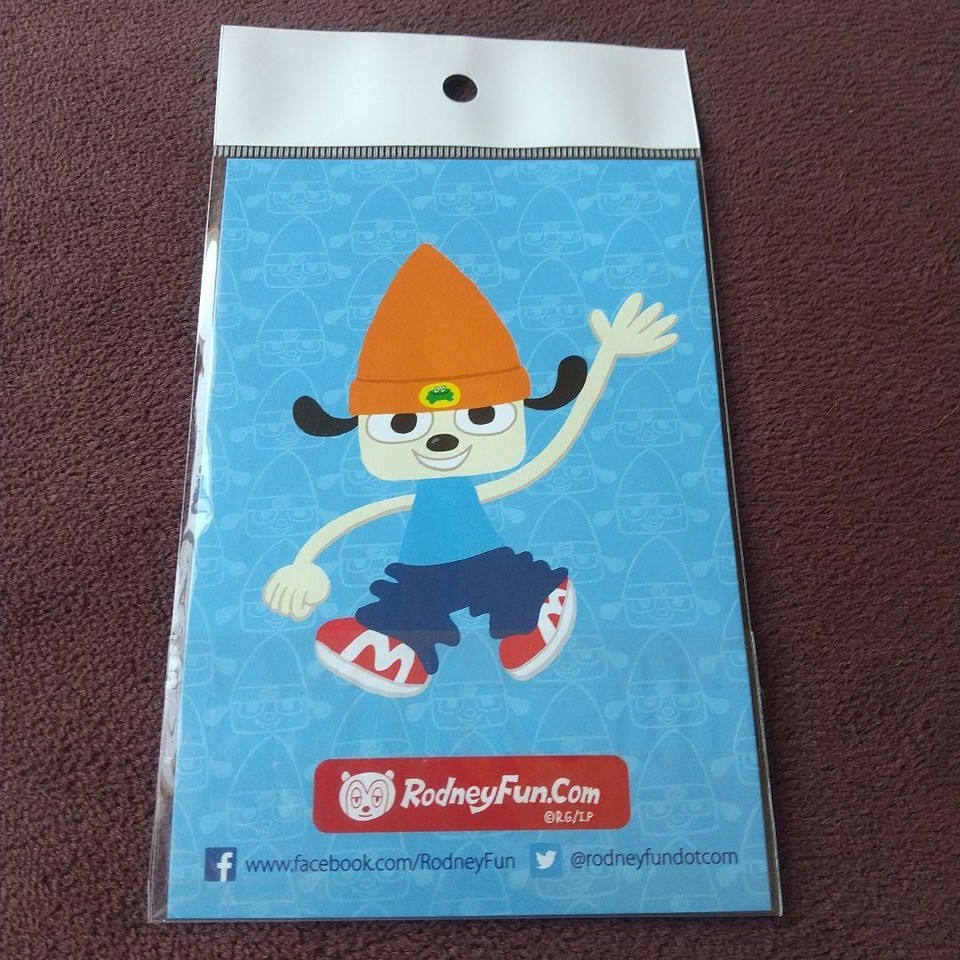 PaRappa Rapper Guitar Face Pick Rodney PS Goods | eBay