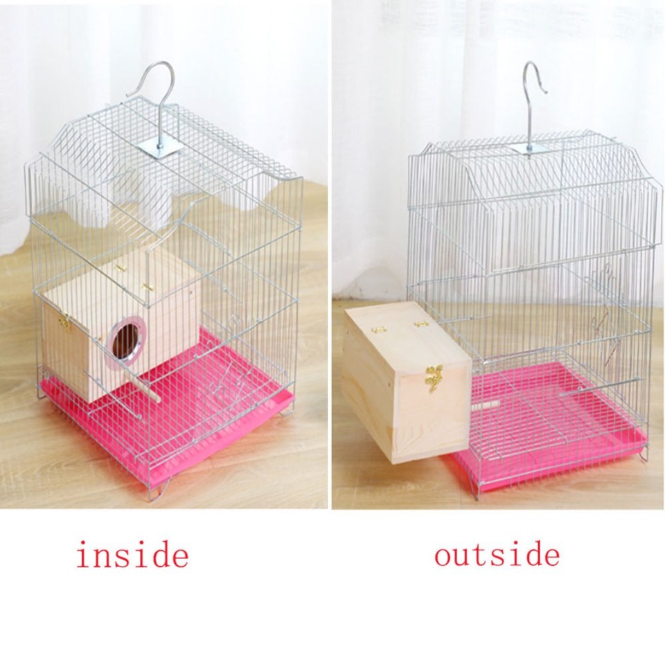 Bird House For Wild Birds Wooden Nesting Holder With Durable Design ...