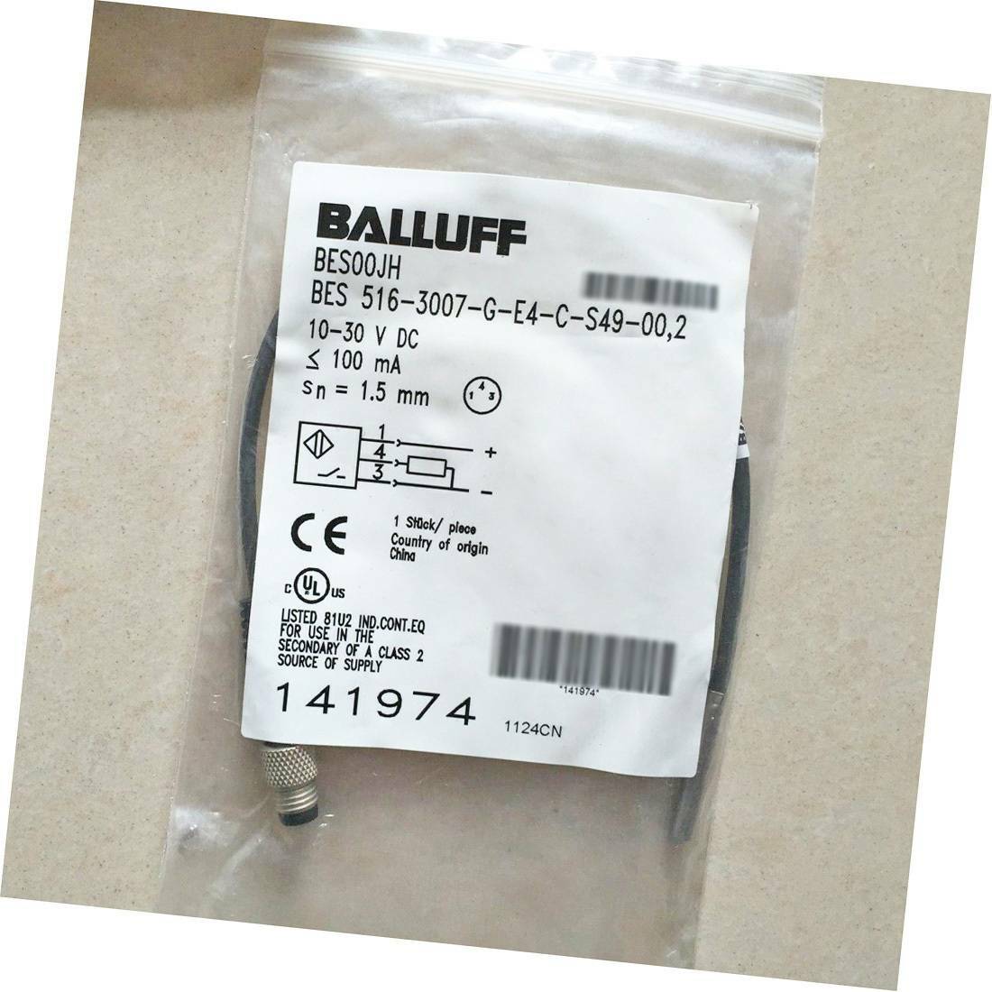 ONE New for Balluff BES 516-3007-G-E4-C-S49-00,2 (BES00JH) Inductive ...