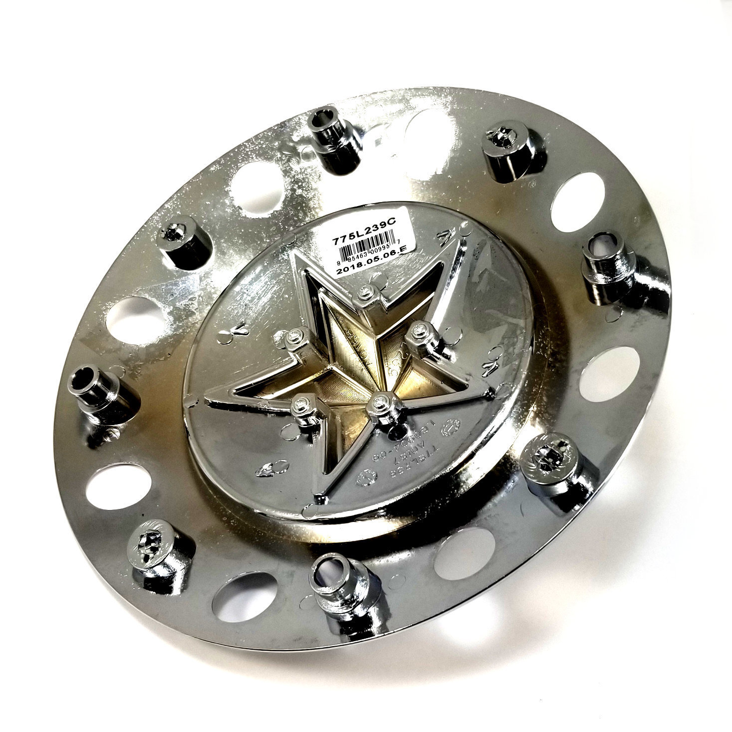 4 XD Series Chrome Wheel Center Caps for 8L XD775 Rockstar XD775 ...