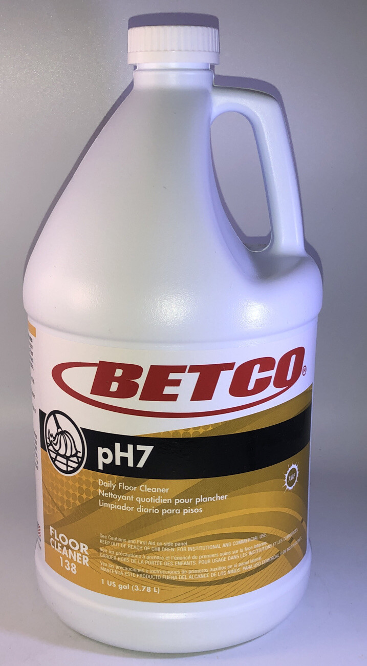 SHIPS N 24 HRS-Betco pH7 #138 Daily Floor Cleaner Lemon Scent 1 Gal ...