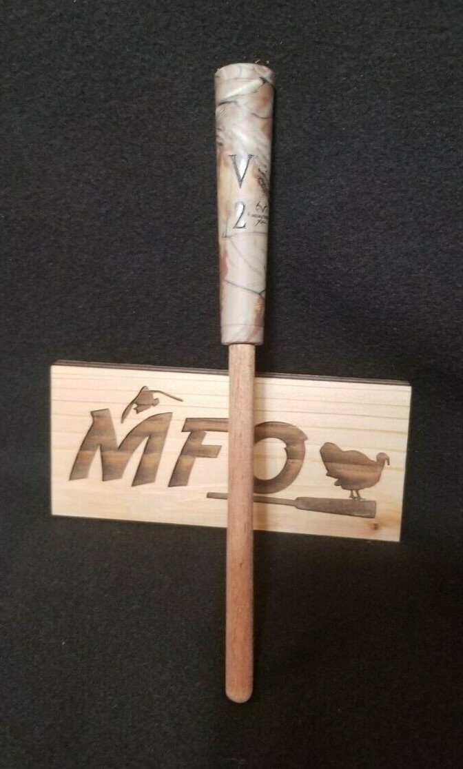 turkey call striker, V2 striker, Mahogany wood with REALTREE Xtra camo ...