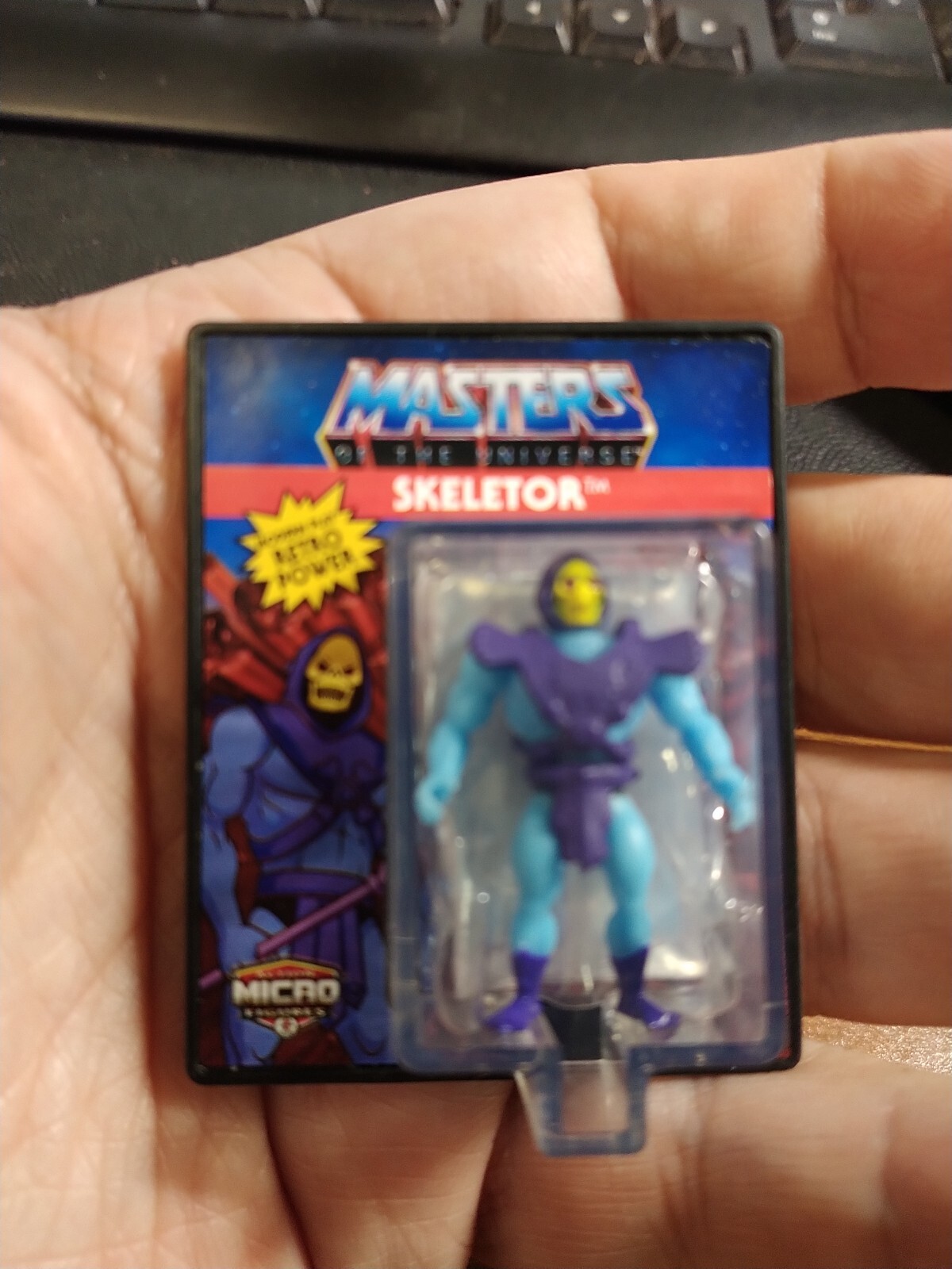 Worlds Smallest Masters of The Universe Micro Figure Skeletor New in ...