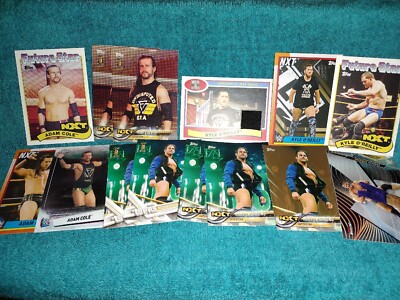 WWE ROH AEW ADAM COLE O'REILLY RODERICK STRONG RELIC RC INSERTS THE ...