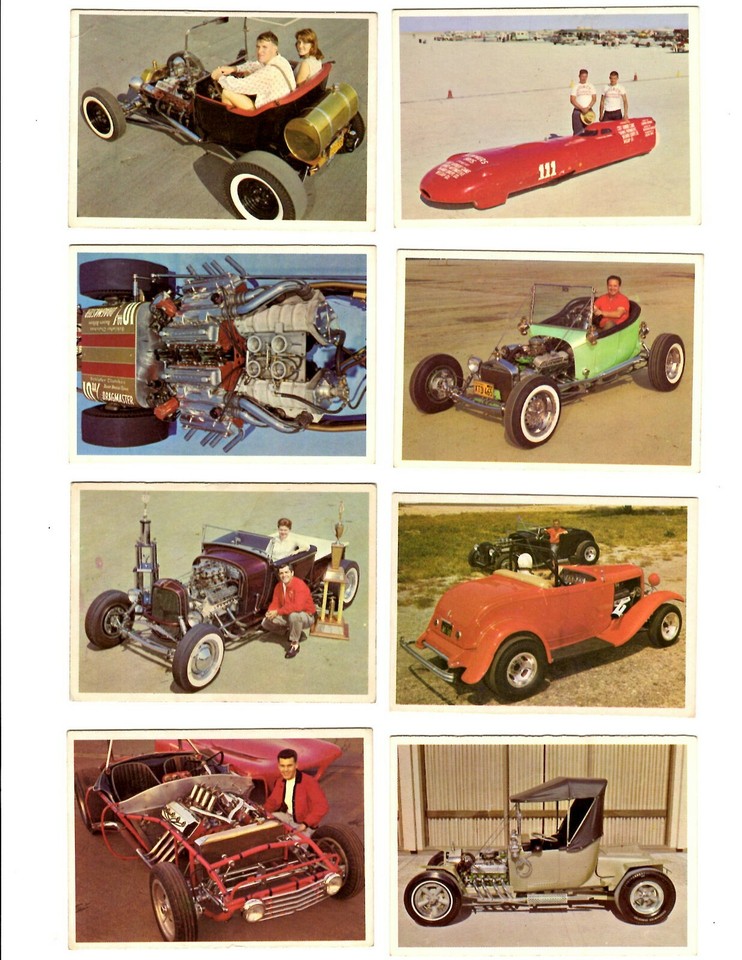 1965 HOT ROD MAGAZINE SPEC SHEET TRADING CARDS - YOU PICK | eBay