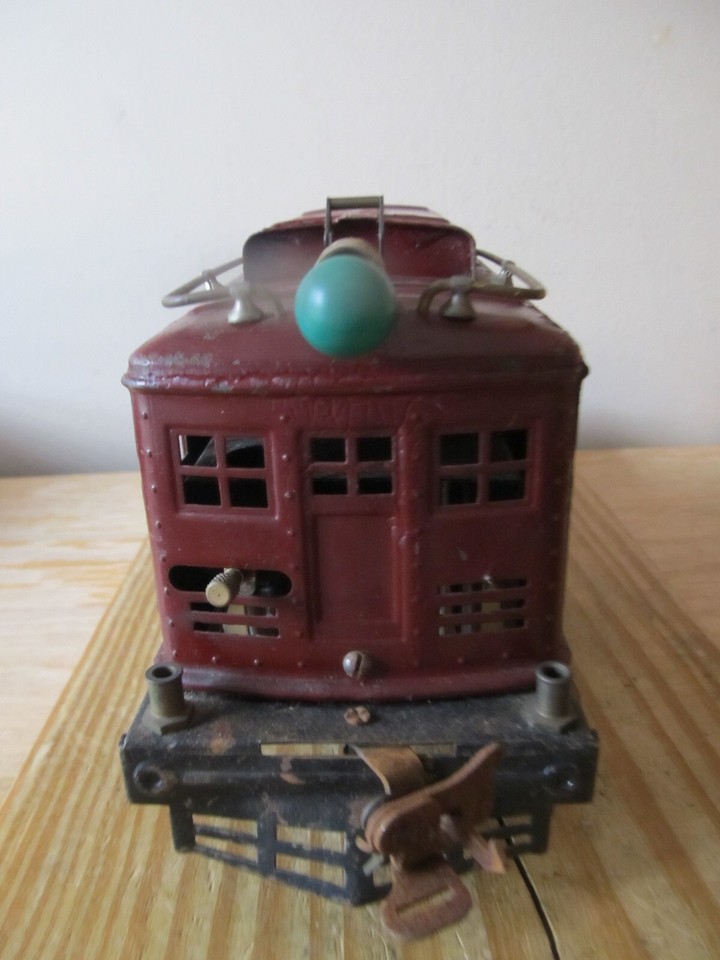 LIONEL PRE-WAR NO. 8 RED LOCOMOTIVE ENGINE 0-4-0 STANDARD GAUGE Built ...