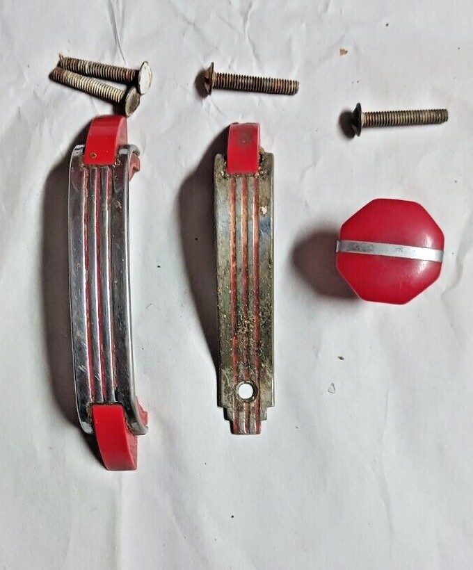 Red Cabinet Pulls