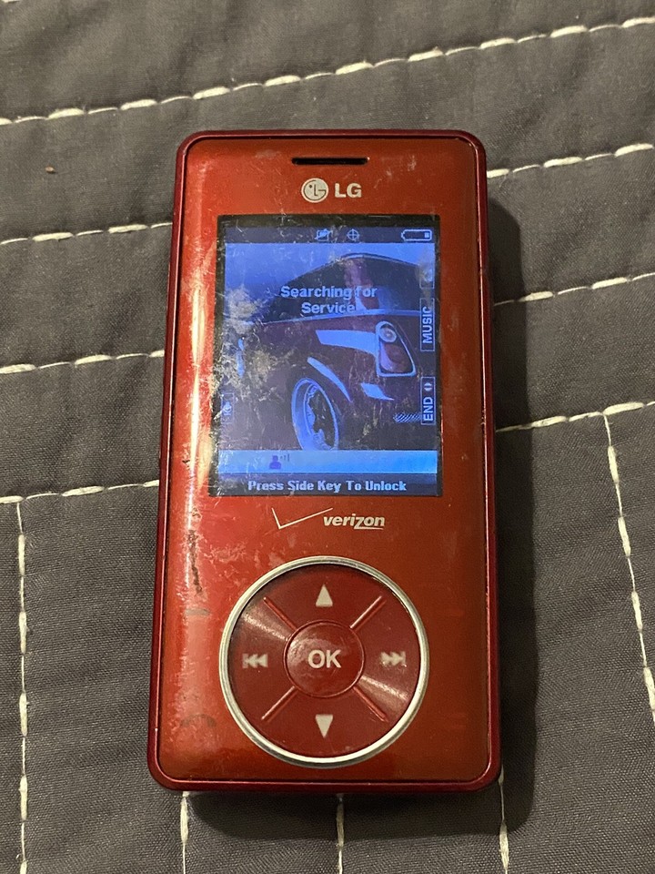 LG Chocolate VX8500R - Cherry Red ( Verizon ) Super Rare Slider Phone ...