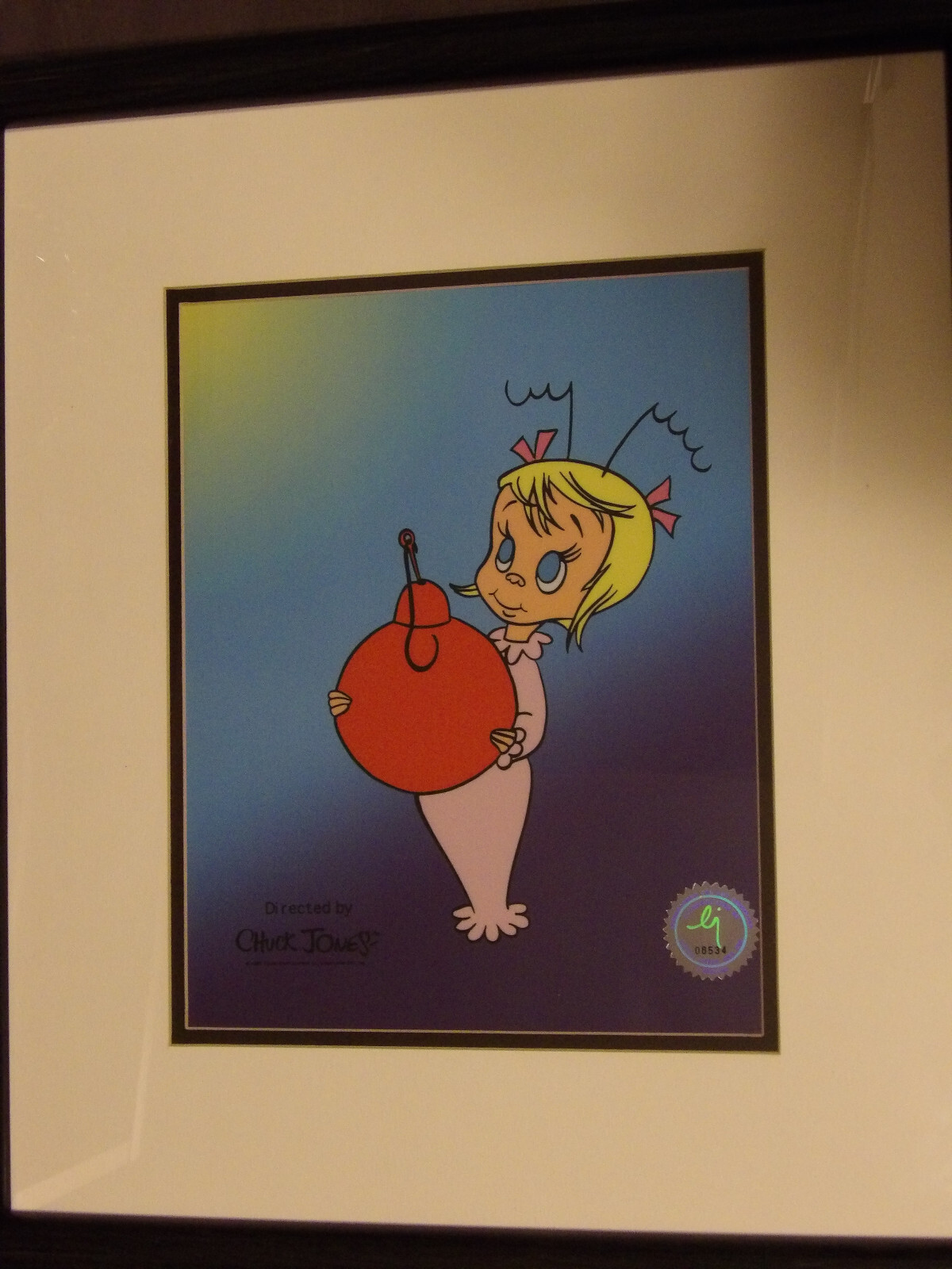 Dr. Seuss: Cindy Lou Who “No more than Two” Framed Serigraph Cel 1996 ...