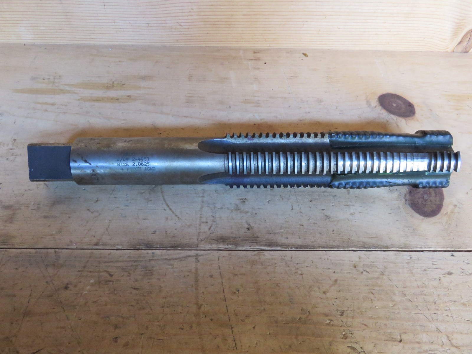 2.0625 - 4 Pitch tandum 4-Flute Acme Tap (#559-71) | eBay