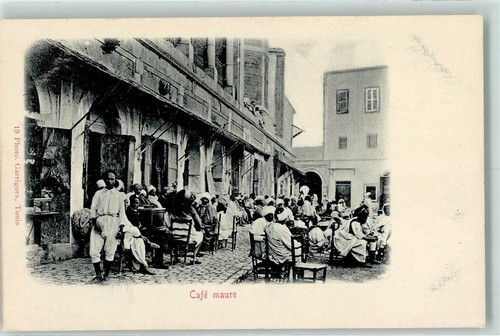 10301121 - Tunis Photo Garriques Nr. 19 - Cafe maure AK 1899 | eBay