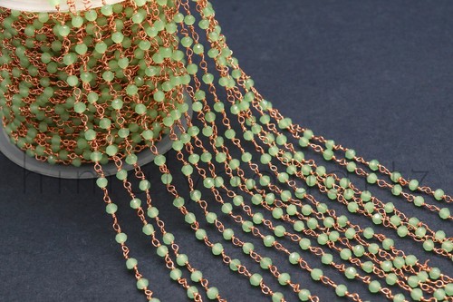 Hydro Vert Prynite Pierre Chapelet Chaîne Perles Bijoux Cadeau De pour ...