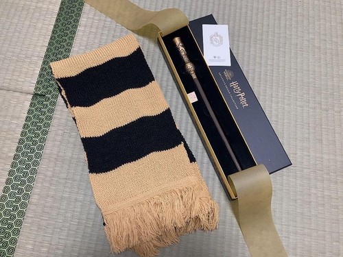 m9 Harry Potter Studio Tour Tokyo Hufflepuff Cane Scarf Japan Anime ...