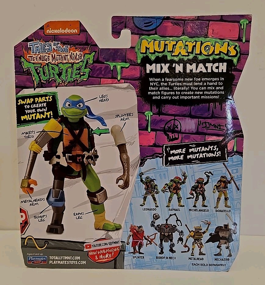 Teenage Mutant Ninja Turtle Mutations MECHAZOID Mix 'n Match Action ...