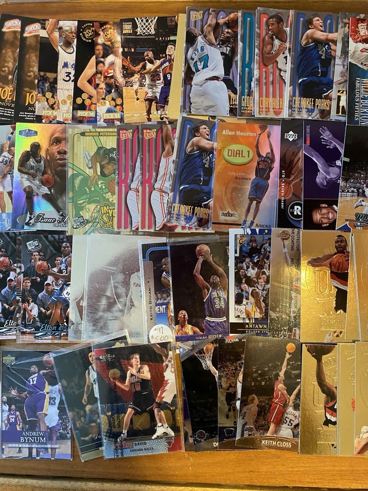 basketball Card Collection Rookies Inserts And MORE! NBA LOT OF 100 ...
