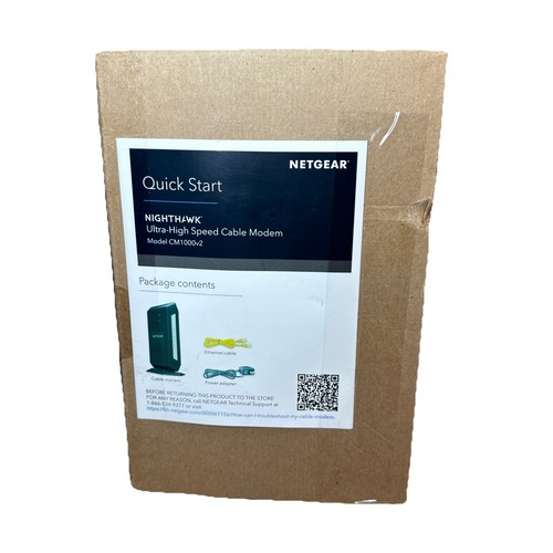netgear cm1000v2 nighthawk docsis 3.1 Ultra High cable modem | eBay