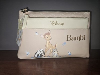 Bambi Cosmetic Bag with Removable Pouch Disney Travel Case Makeup ...