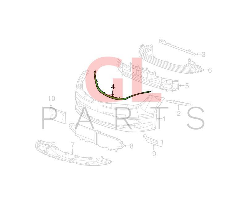 FÜR CHRYSLER PACIFICA 2019-2021 STOSSLEISTE Vorne 68243512AC Neu | eBay