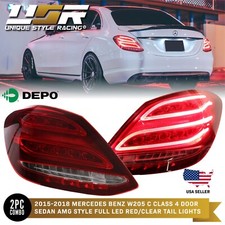 MERCEDES C Class W205 AMG Rear Left Tail Pipe Exhaust 2014 on ...