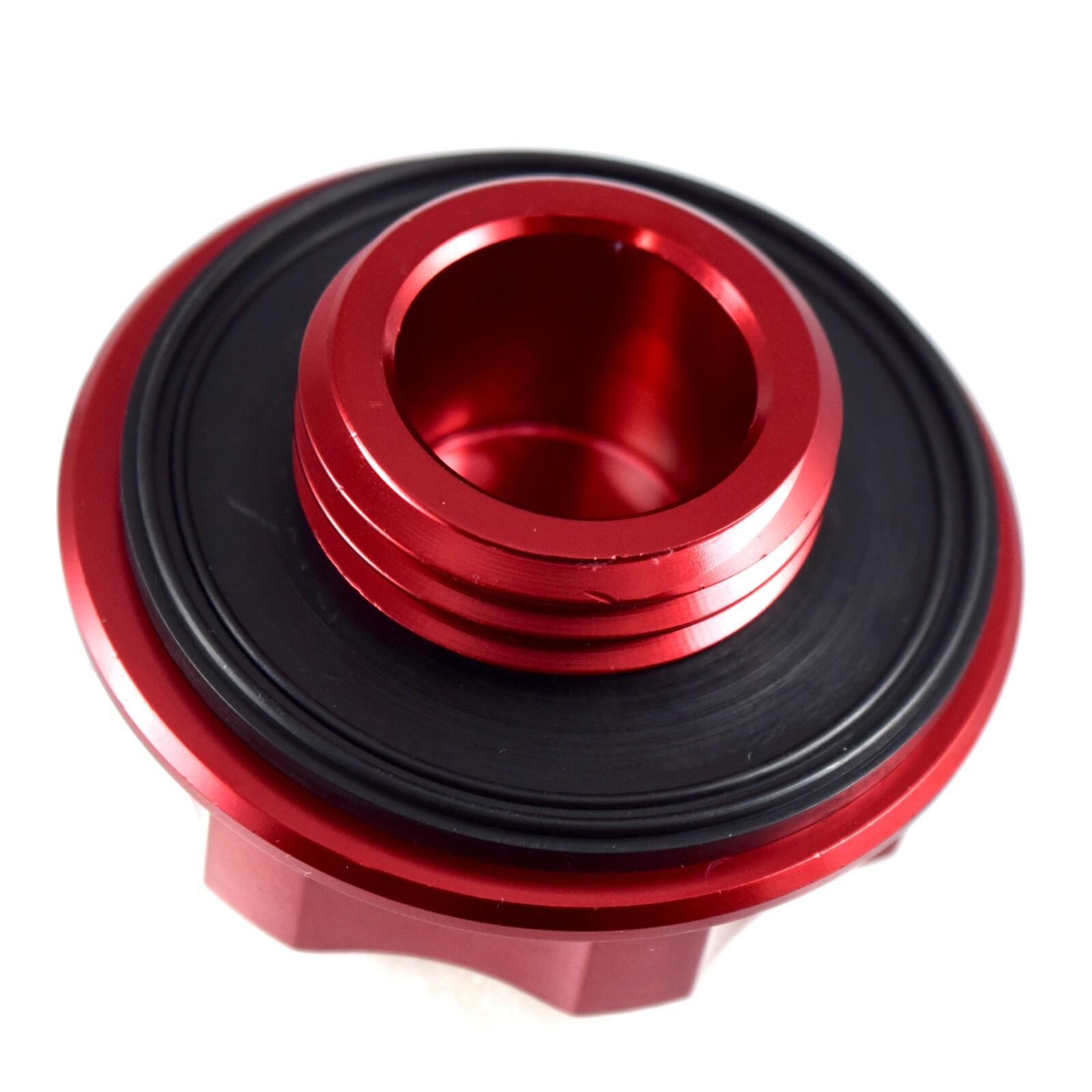 New M7 Red Billet Oil Filler Cap With Carbon Fiber Emblem JDM For Honda ...