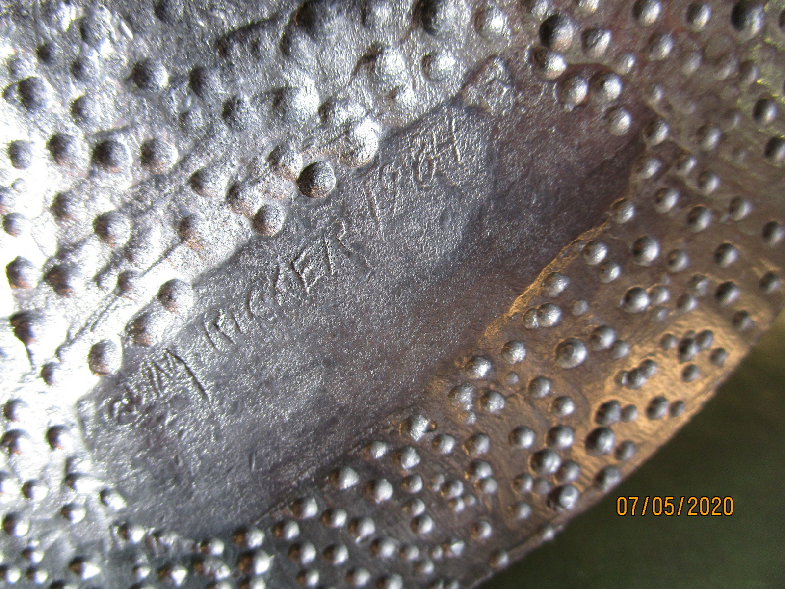 Michael Ricker 1984 Southern Christmas Pewter Plate No COA | eBay