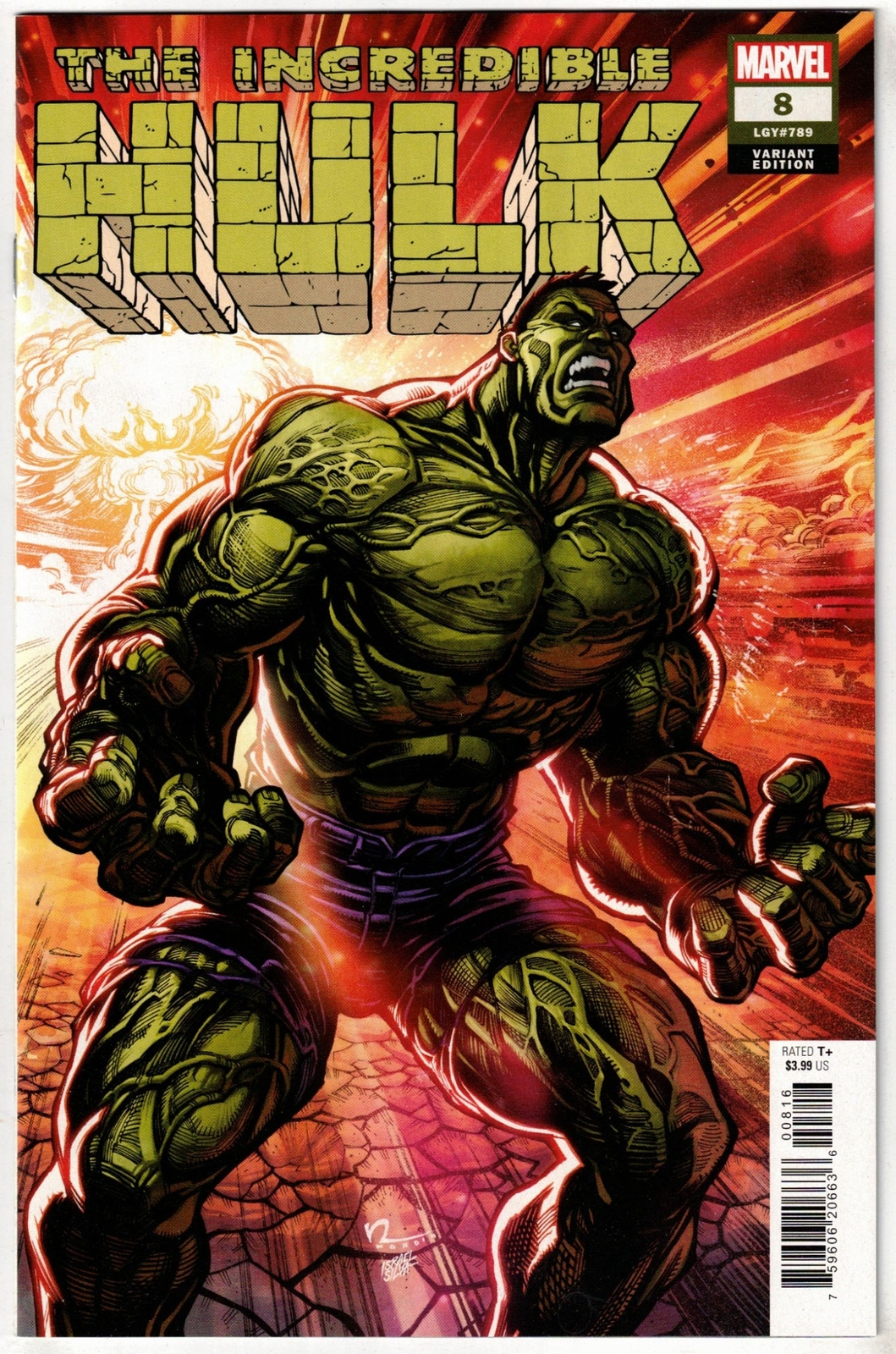 INCREDIBLE HULK #8 (2024)- 1:25 CHAD HARDIN VARIANT-MARVEL | eBay