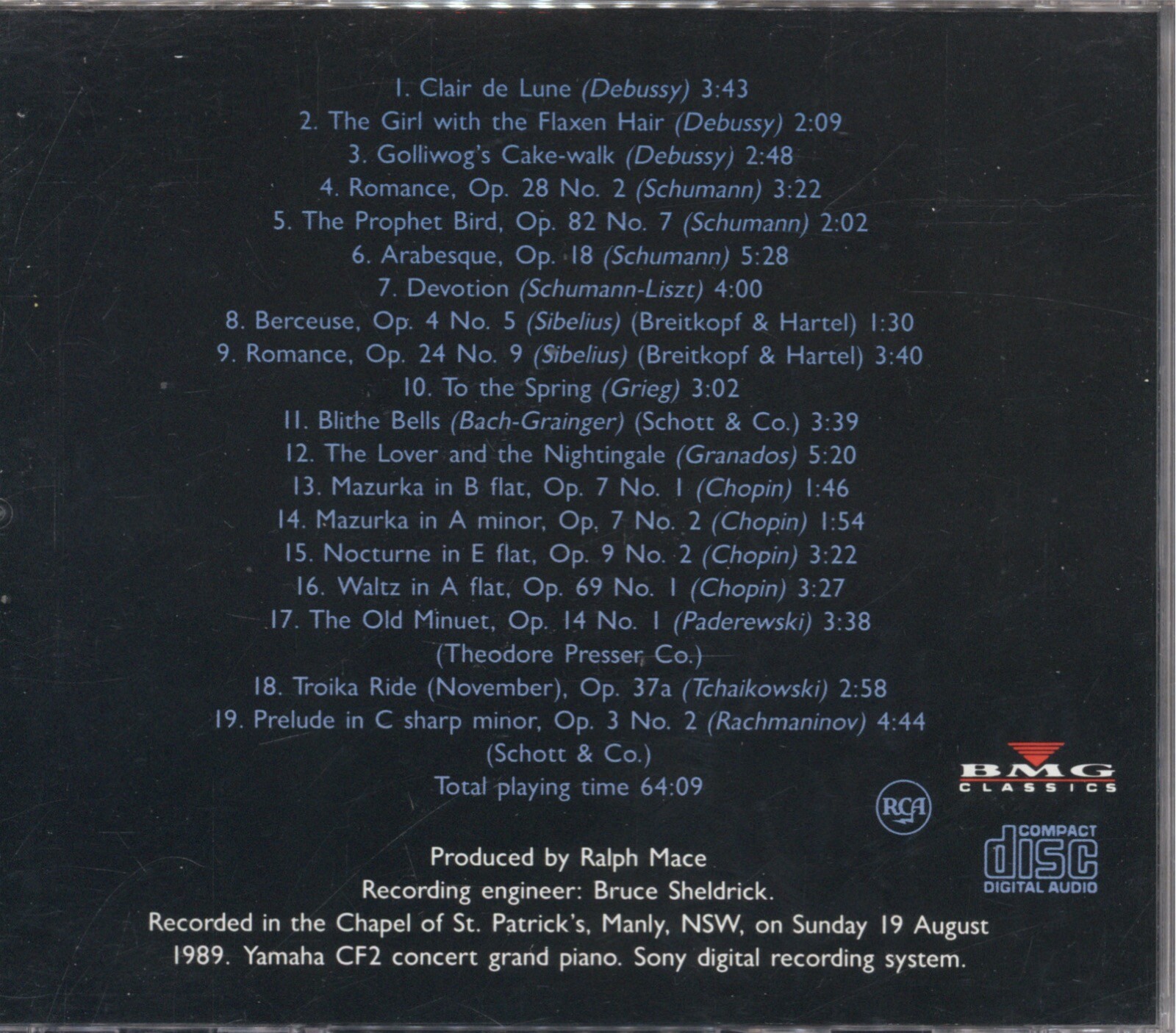 Roger Woodward - Clair De Lune CD | eBay