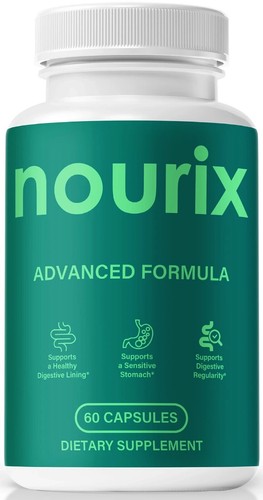 Nourix Caps for Probiotic & Gut Health Support, Advanced Formula 60ct ...