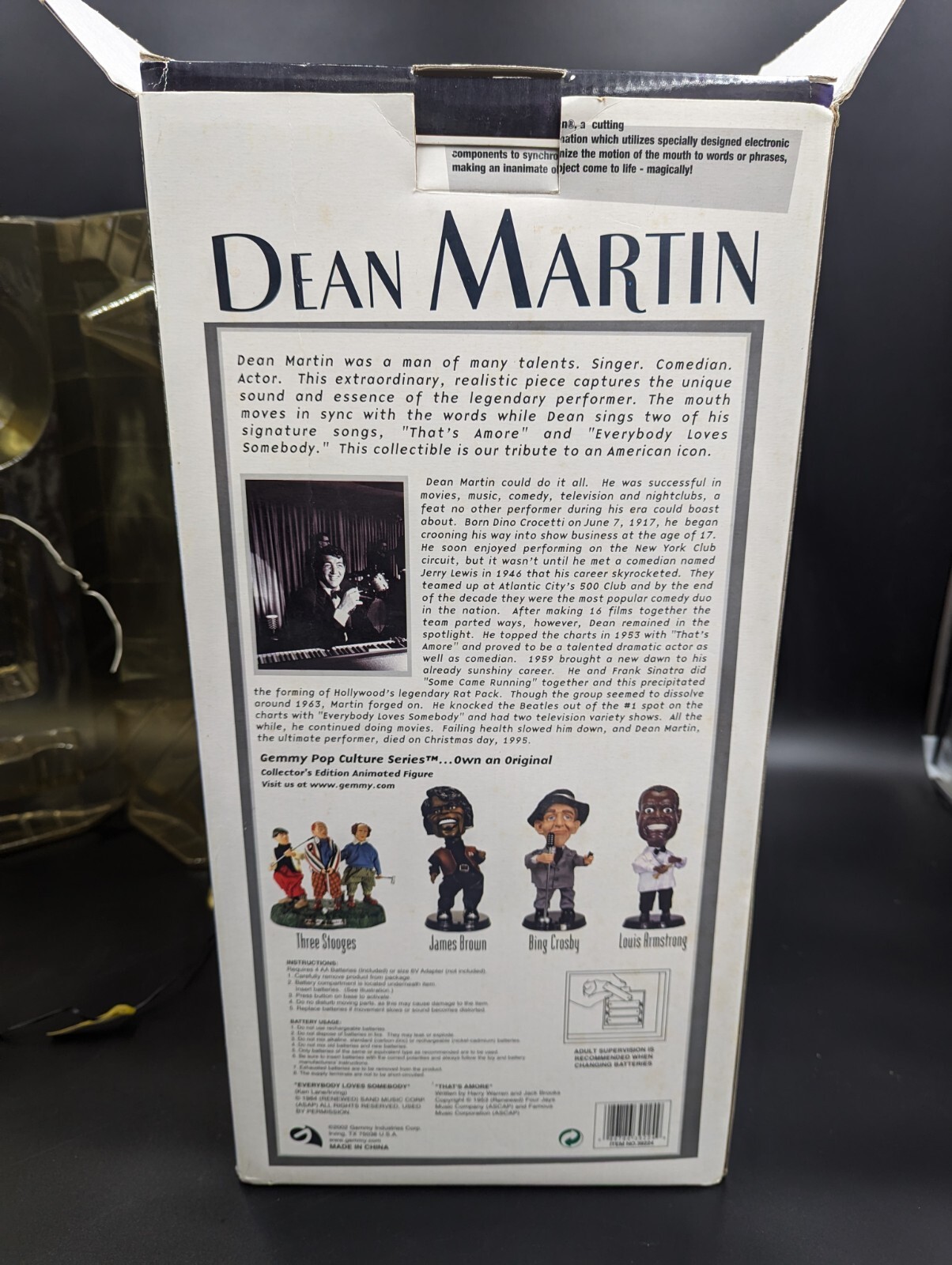 Vtg Pop Culture Series - Dean Martin Collector's Edition Motion ...