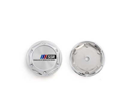 4x68mm SSR Wheel Center Caps Hubcaps Rim Caps Badges Emblems Chrome | eBay