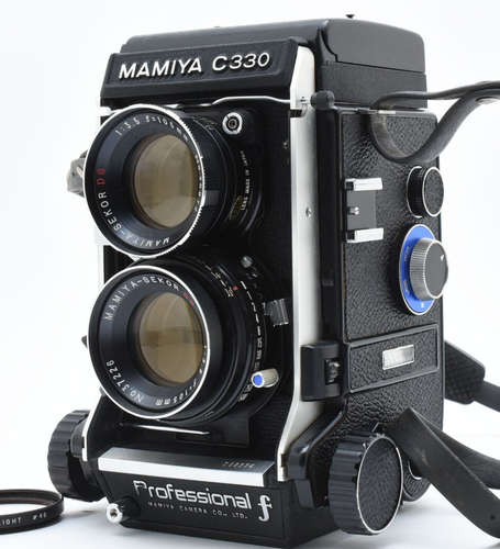 [NEAR MINT] Mamiya C330 Pro TLR Camera Blue Dot DS 105mm f/3.5 Lens ...