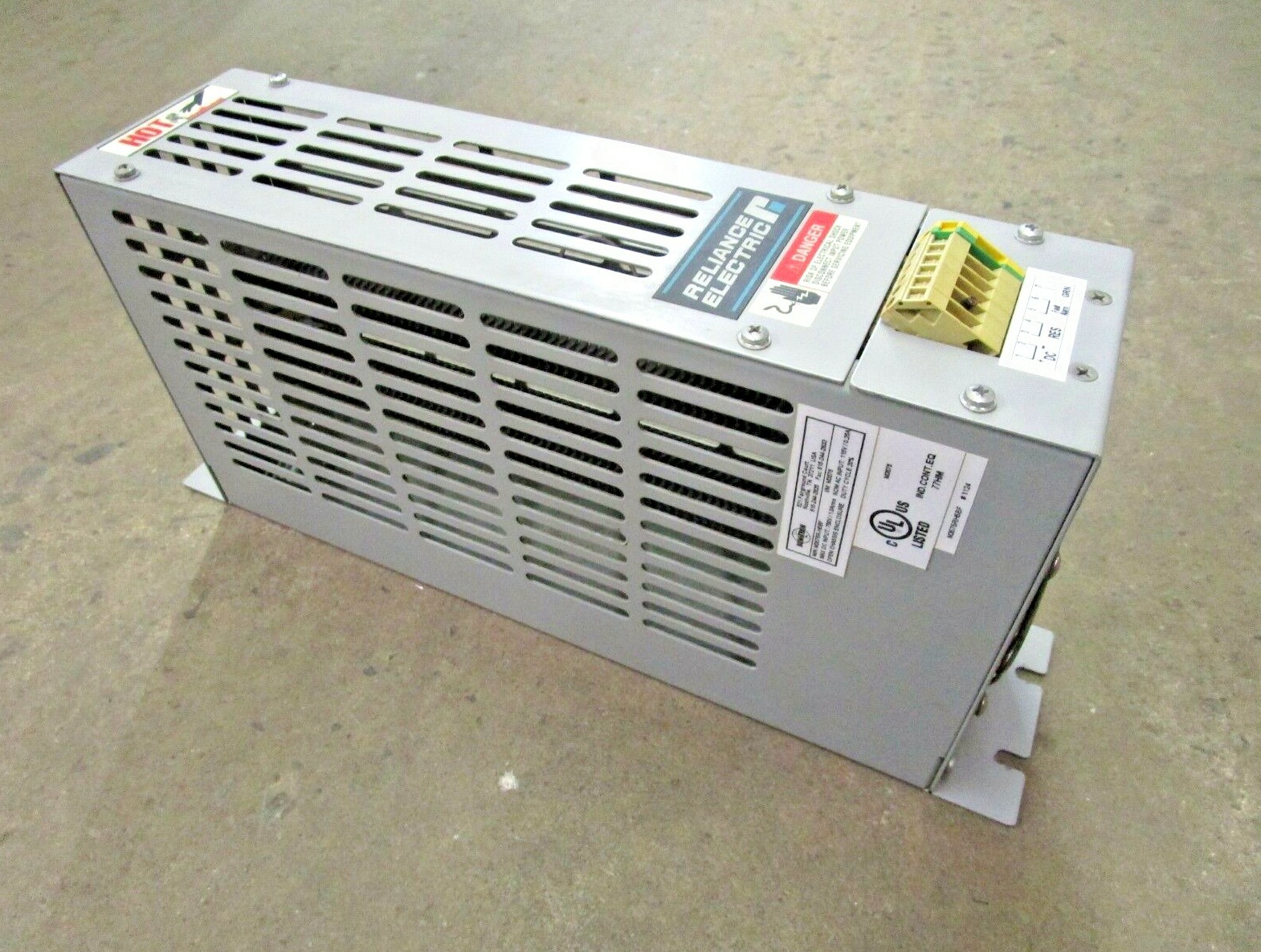 RELIANCE BONITRON BRAKING RESISTOR MODULE M3575R-H5BF M3575 750V/1 ...