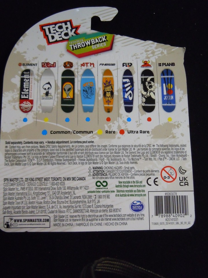 2023 Tech Deck THROWBACK Series FINESSE LION Skateboard Ultra Rare Near ...