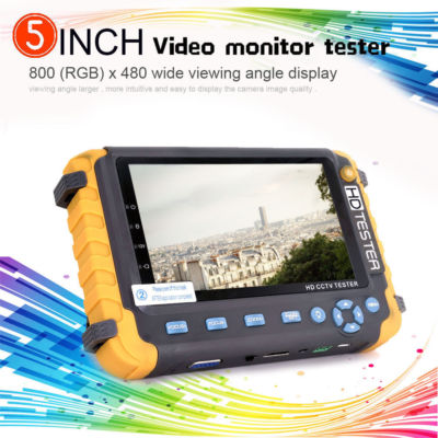 CCTV BNC Tester Monitor Support 8MP(TVI/AHD) 8MP(CVI) Camera with 2PCS ...