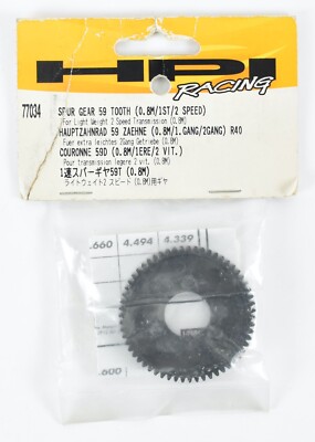 HPI Racing Spur Gear 59T #77034 A12 | eBay