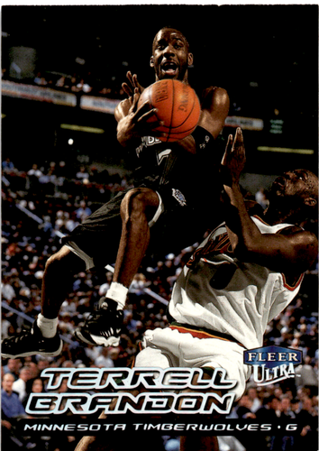 1999-00 Fleer Ultra #68 Terrell Brandon NM Near Mint Timberwolves ID ...