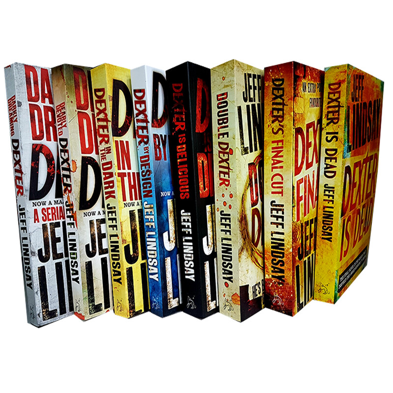 Dexter Series Books 1-8 Complete Collection Set by Jeff Lindsay Dexter ...