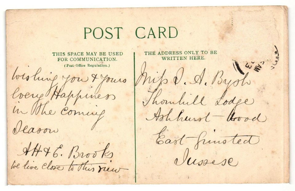 Postmarked Postcard Old Palace All Saints Church and College Maidstone ...