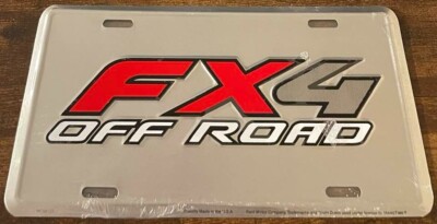 Ford Fx4 Off Road Booster License Plate 4x4 Offroad Package F150 F250 ...