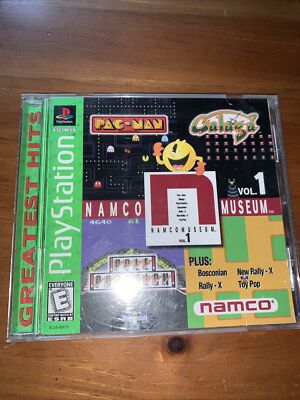 Namco Museum Vol. 1 (PlayStation, 1995) PS1 Complete CIB Greatest Hits ...