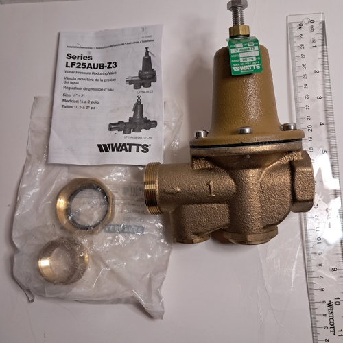 Watts 1 inch Water Pressure Reducing Valve Brass Heavy Duty 0957004 | eBay
