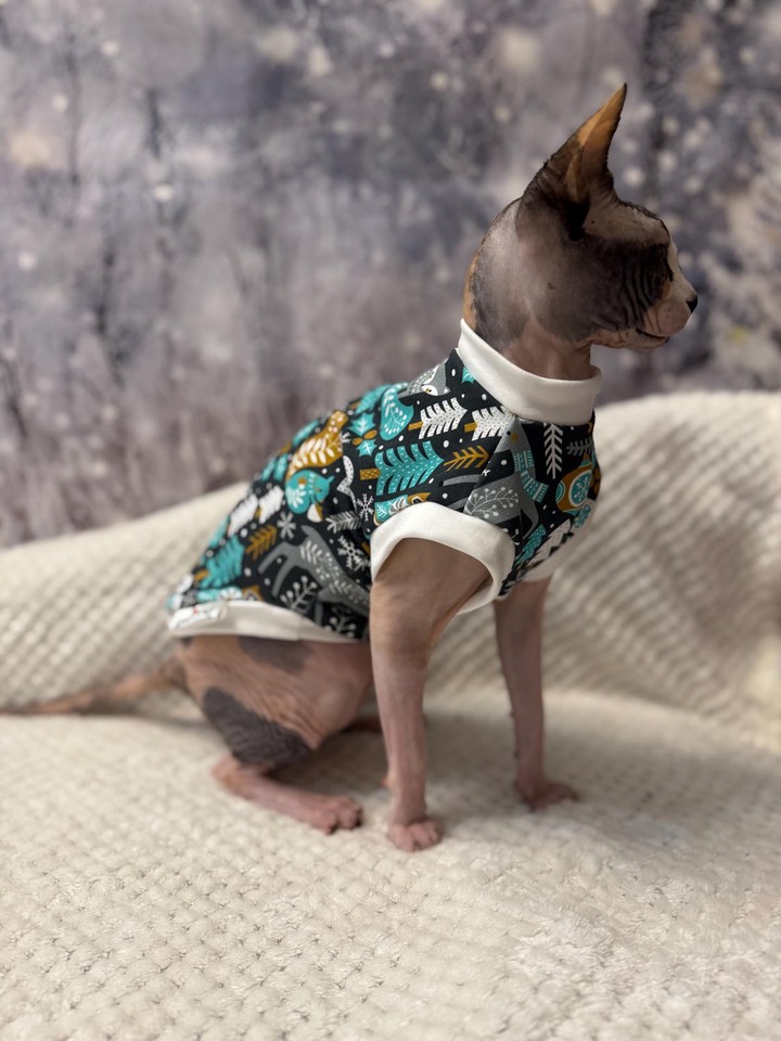 Cotton Sphynx Cat T-Shirts last pieces Christmas M and L sizes | eBay