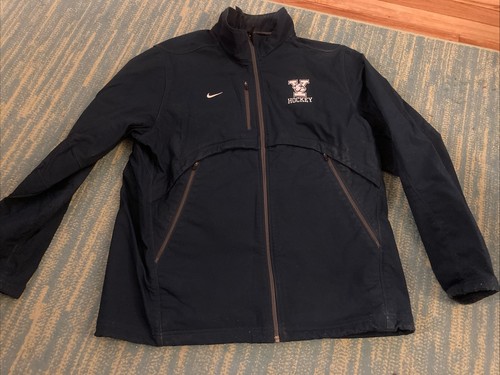 Nike Yale University Ice Hockey Jacket Medium Blue Team Issued | eBay